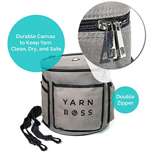 Yarn Boss Yarn Bag - Travel With Yarn & Knitting Supplies - Yarn ...