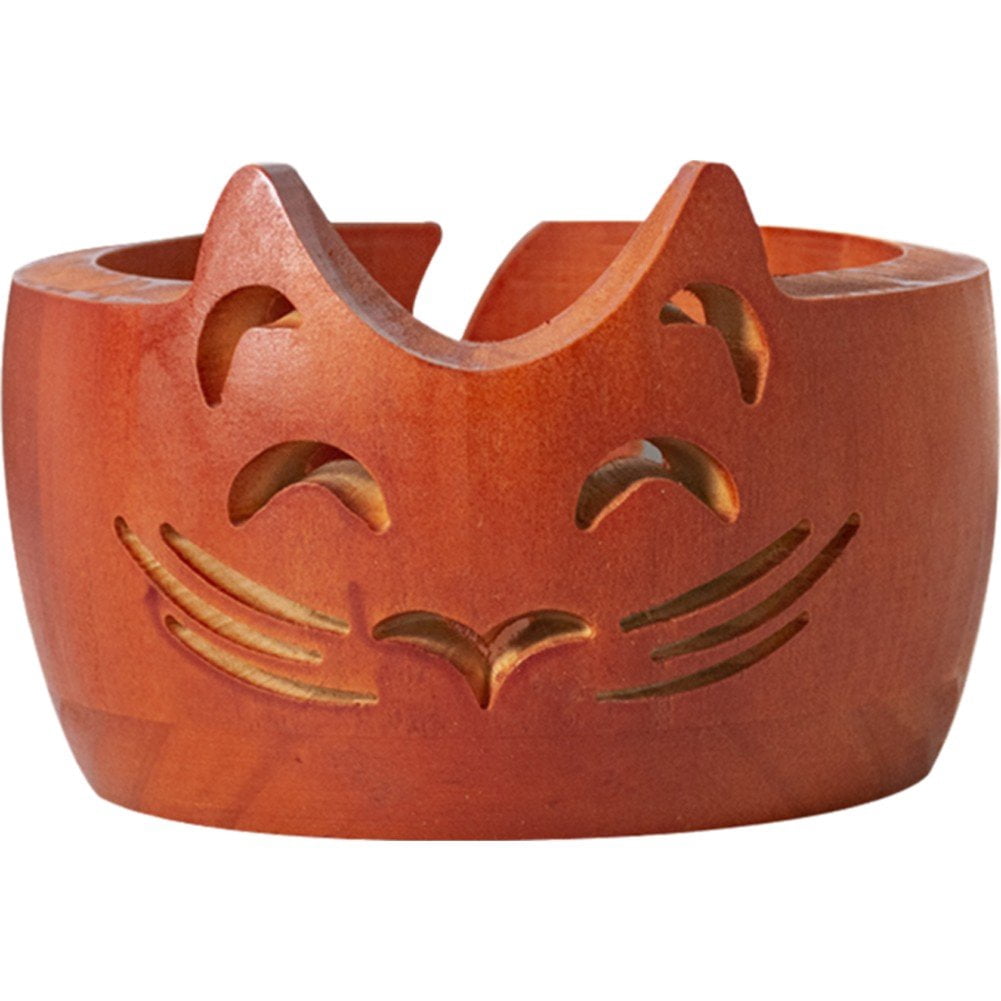 Yarn Bowl, Wooden Knitting Bowl, Large Yarn Bowls for Crochet and ...