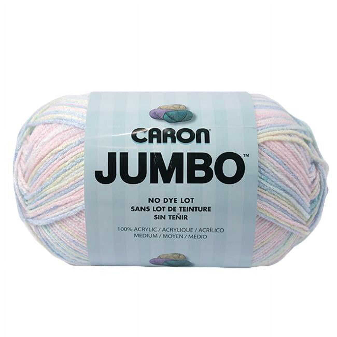 Yarn Caron Jumbo Print Rainbow - Walmart.com