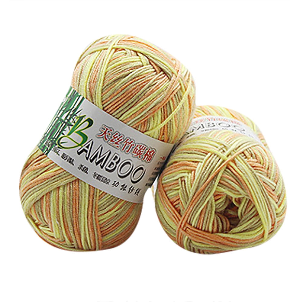 Yarn For Knitting,Acrylic Yarn,New 100% Bamboo Cotton Warm Soft Natural ...