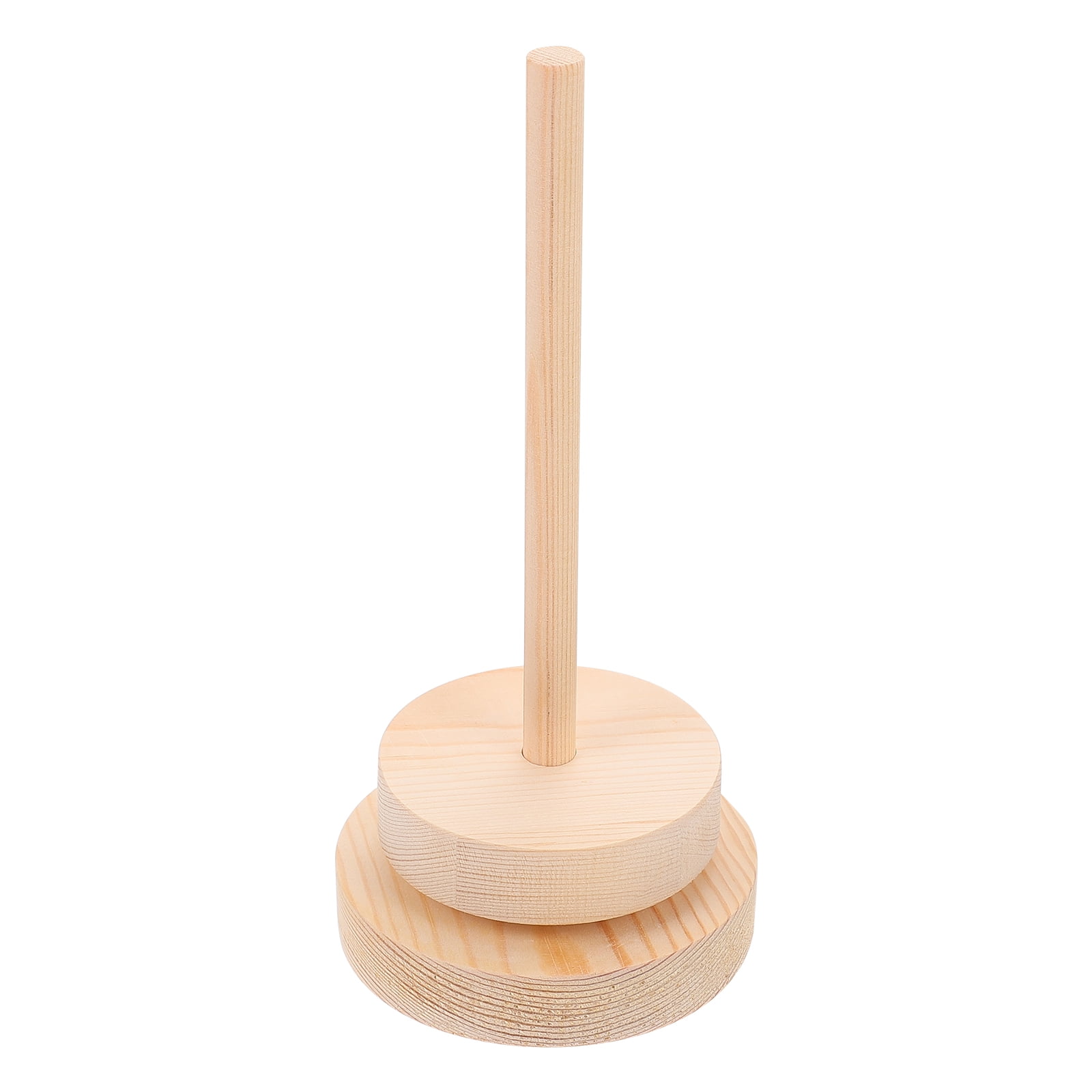 Wooden Yarn Holder with Crocheting Dispenser, Wool Stand Spool Skein ...