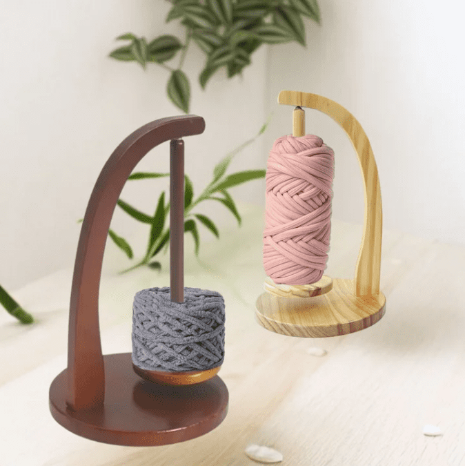 Yarn Holder Stand for Crocheting and Knitting Yarn Storage Organizer ...