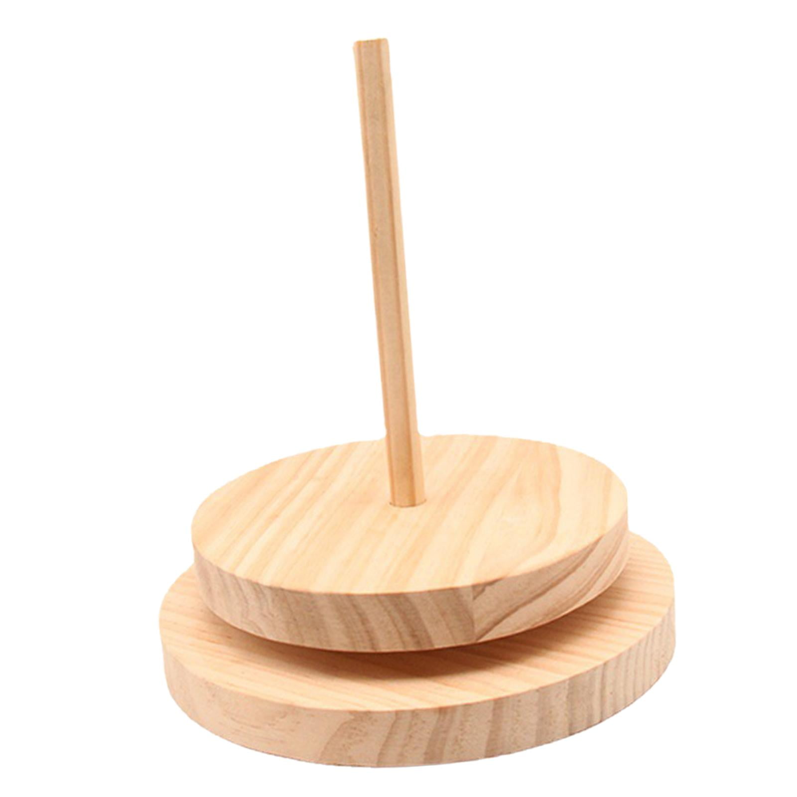 Yarn Holder Wooden ning Knitting Tools Beginner Crochet Accessories ...