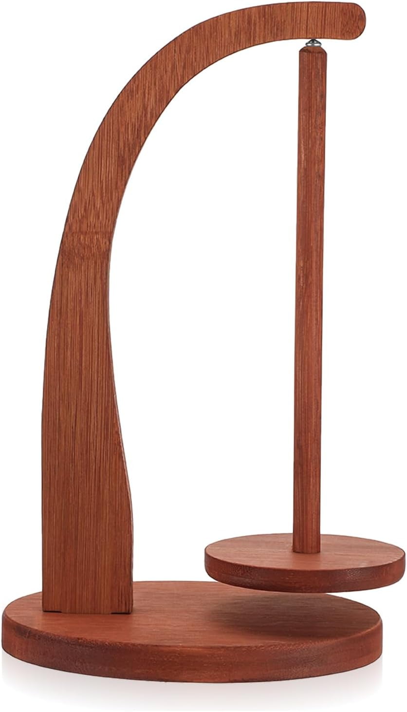 Yarn Holder for Crocheting, Wooden Yarn Spinner for Crocheting and ...