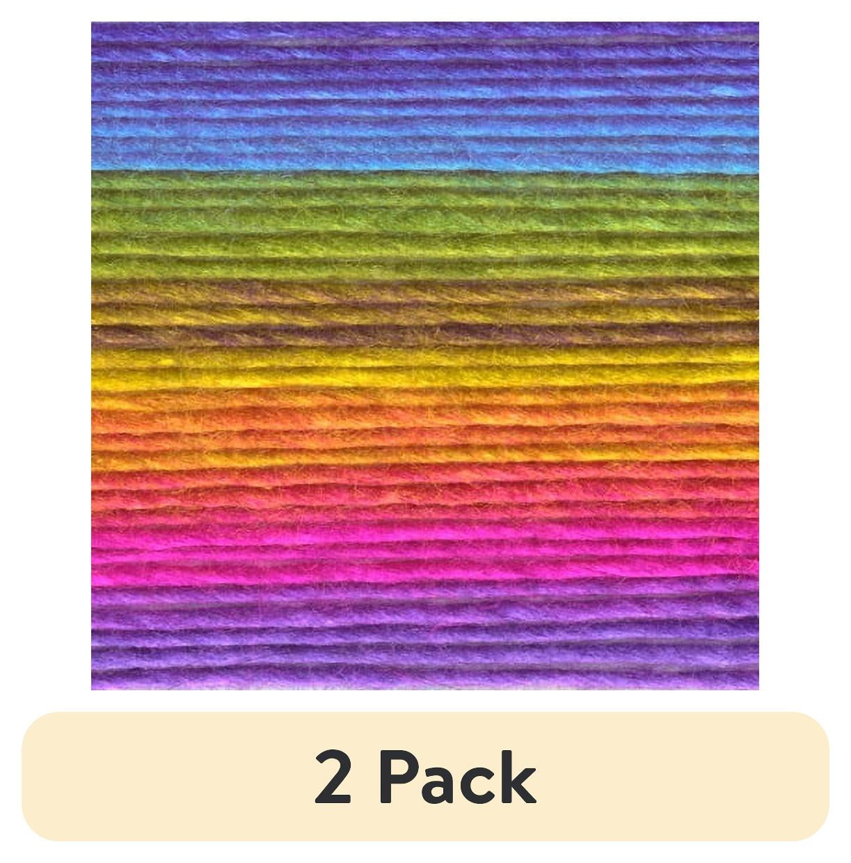 (2 pack) Lion Brand Landscapes Medium Gauge Acrylic Yarn Sunrise 3.5 oz ...