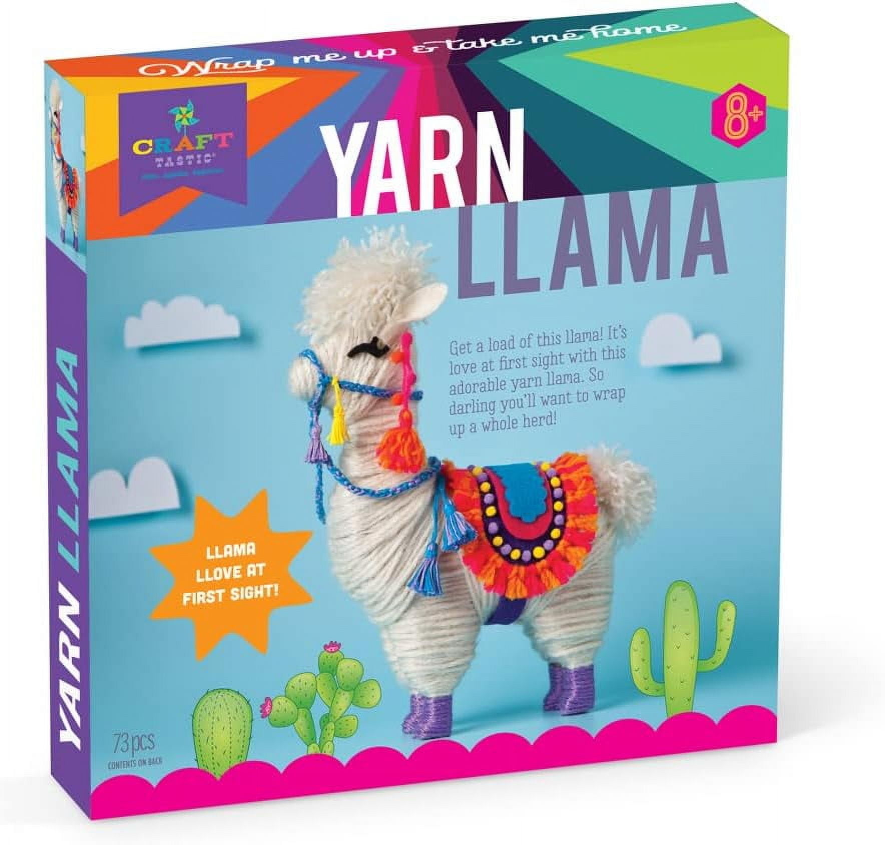 Yarn Llama Kit – Craft Kit Makes 1 Yarn-Wrapped Llama - Walmart.com