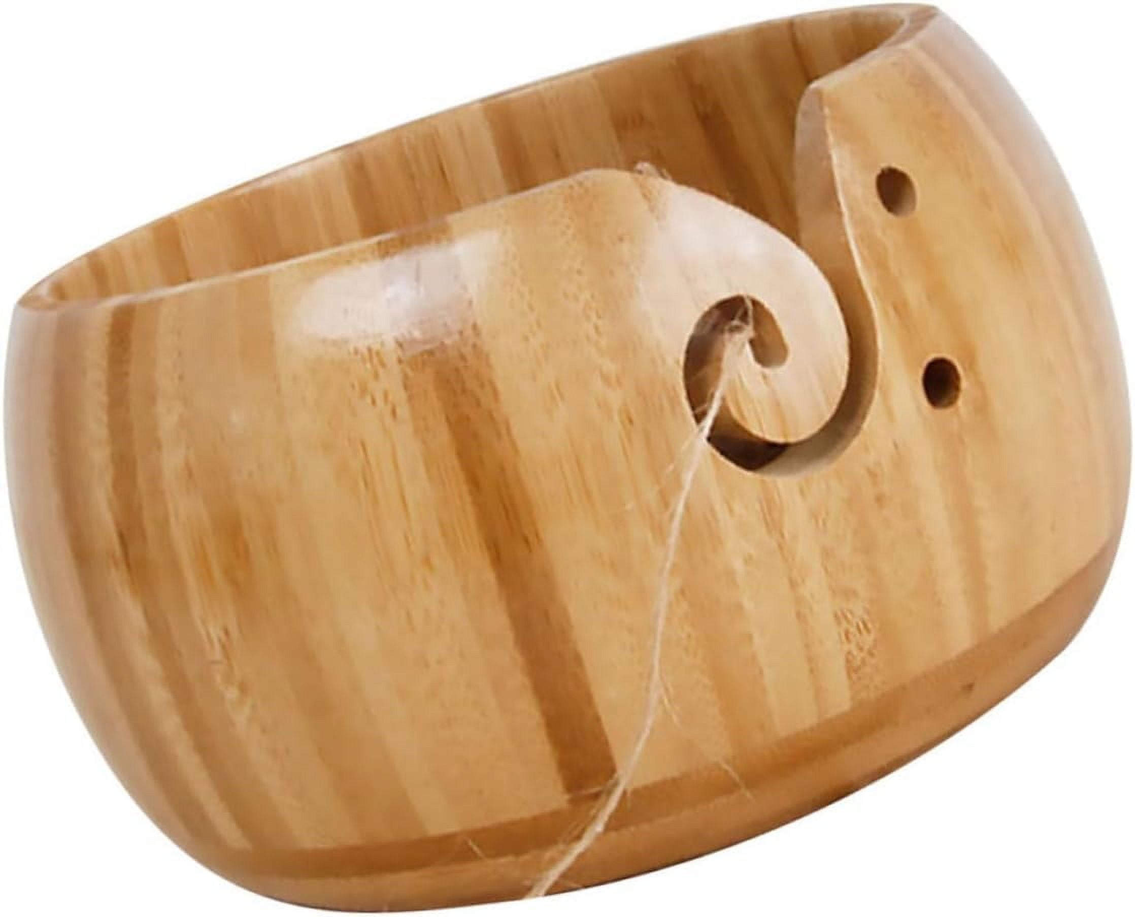 Yarn Storage Bowl Wool Yarn Handmade Wooden Yarn Bowl Yarn Bowls ...