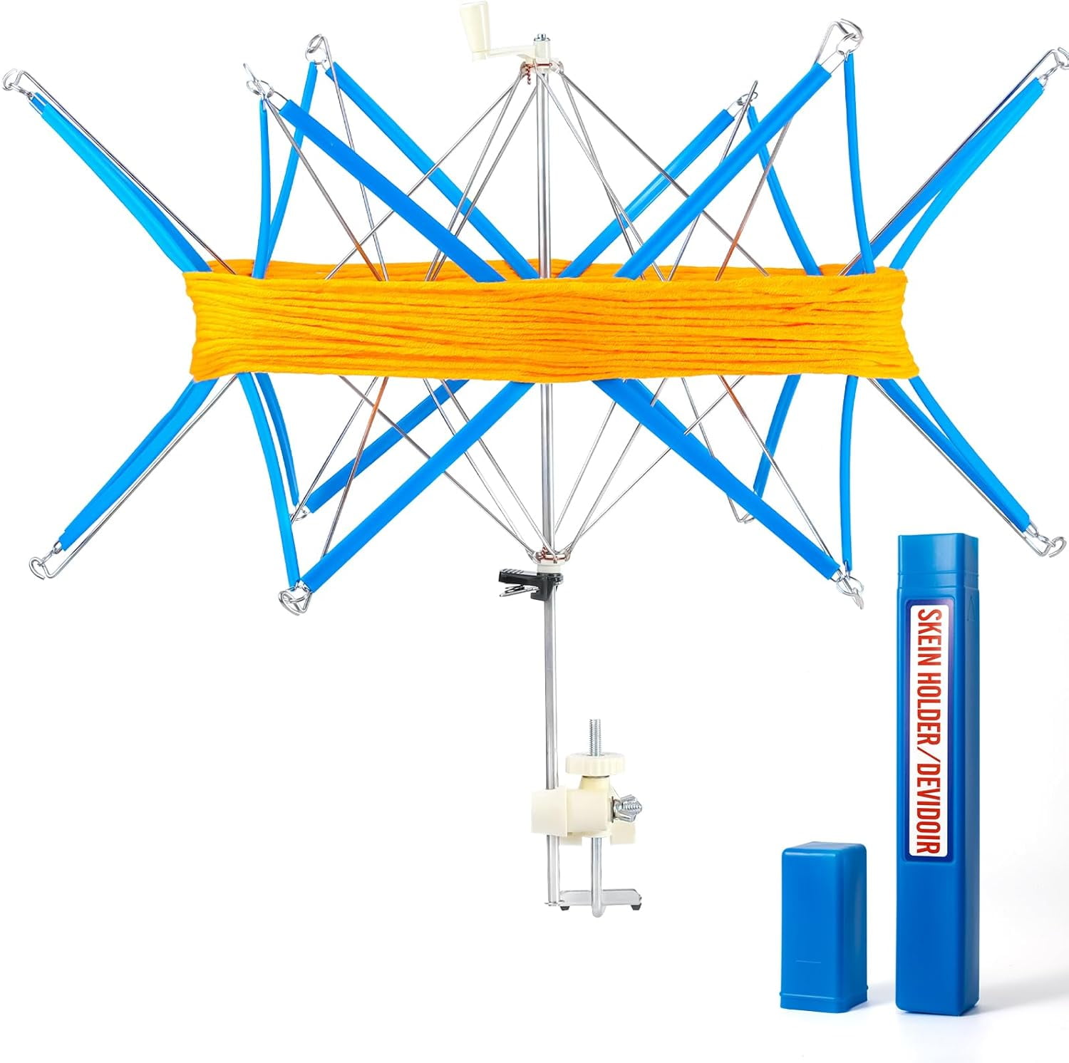 Yarn Swift, Yarn Umbrella Swift for Crocheting, Holder for Skeins ...