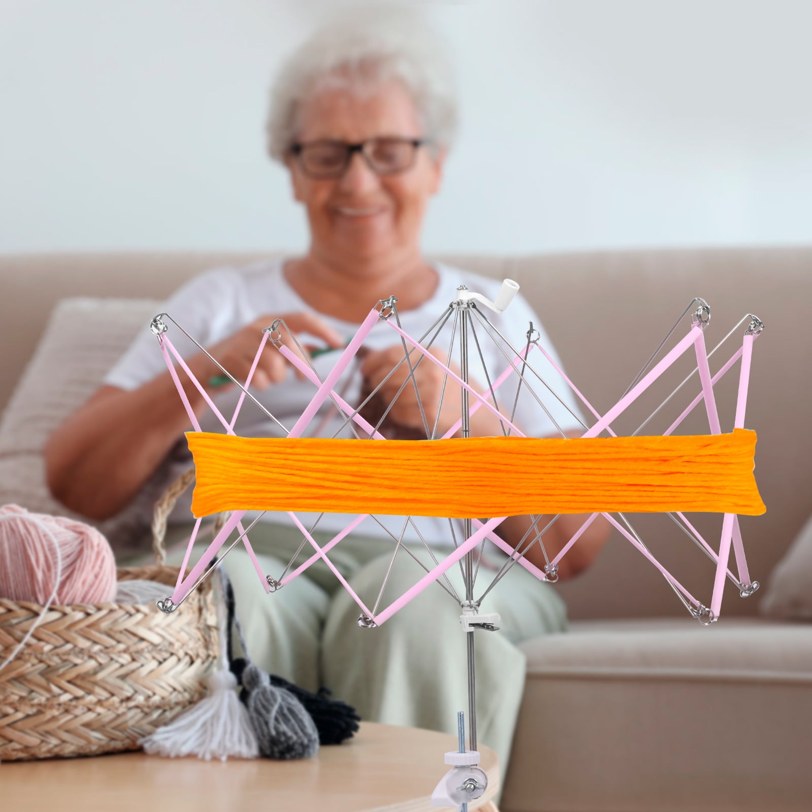 Yarn Swift for Crocheting Foldable Yarn Umbrella Swift Efficient ...