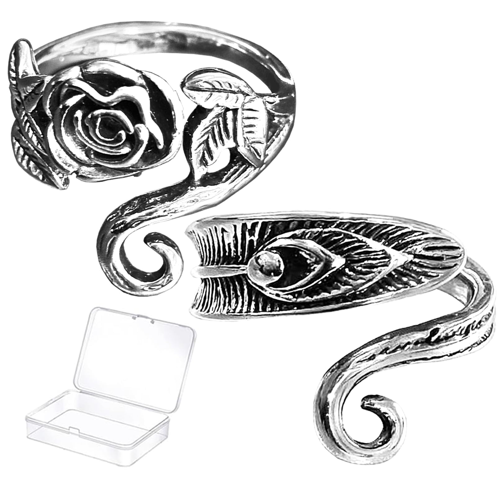 Yarn Tension Rings Adjustable Crochet Tension Ring for Finger Yarn ...