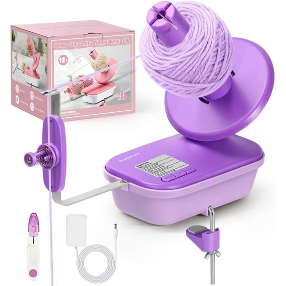 Yarn Winder, 2025 Automatic Yarn Ball Winder with 3 Adjustable Gears, 4 ...