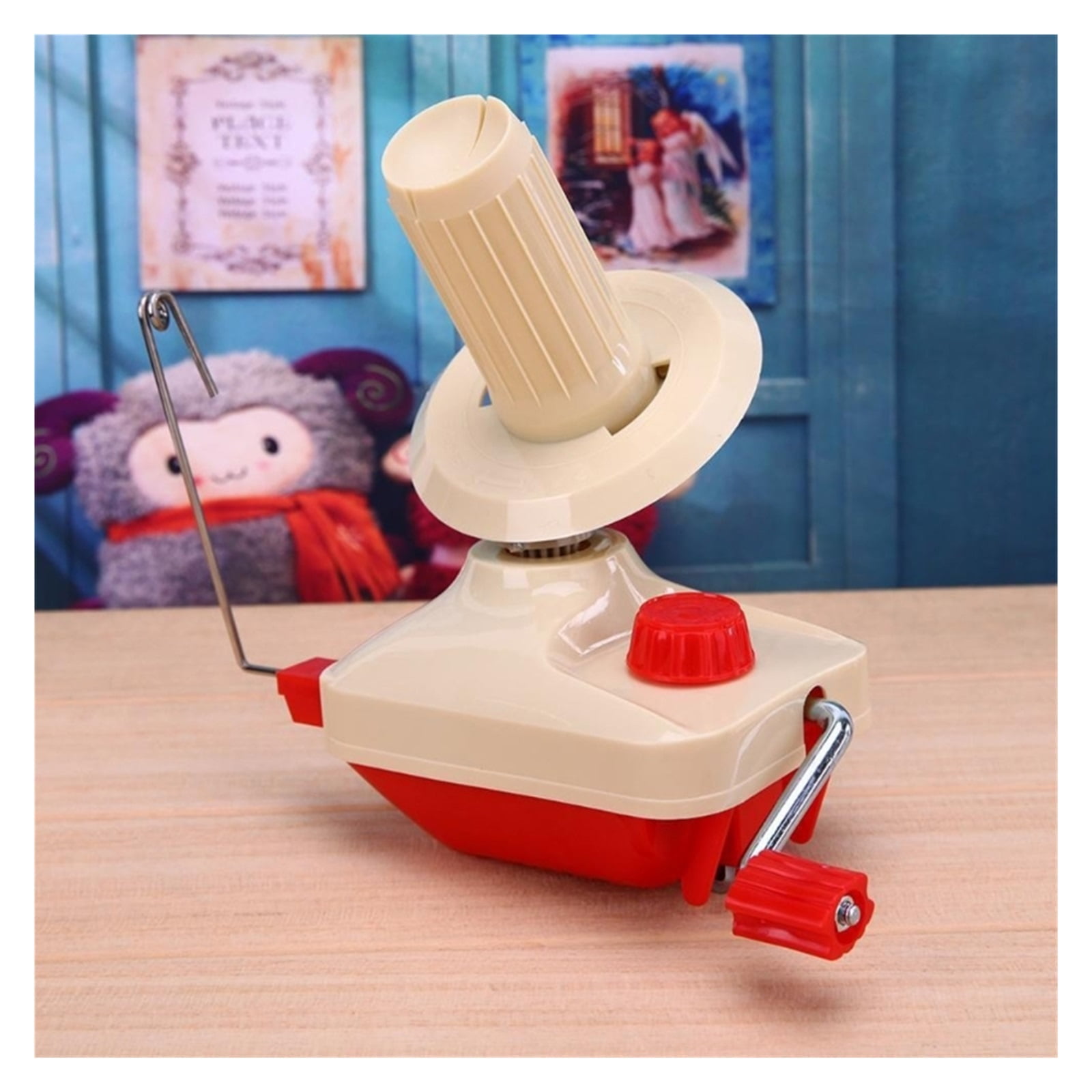 Yarn Winder Hand Operated Yarn Ball Winder with Metal Handle, Tabletop ...
