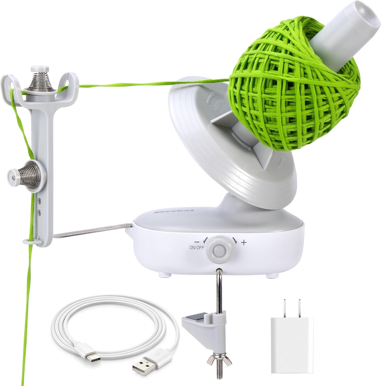 Yarn Winder,Upgraded Electric Yarn Ball Winder for Crocheting,10oz ...