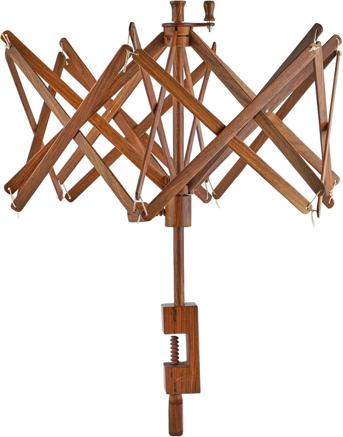 Yarn Winder XL Heavy Duty Natural Swift Rosewood Yarn Winder for ...