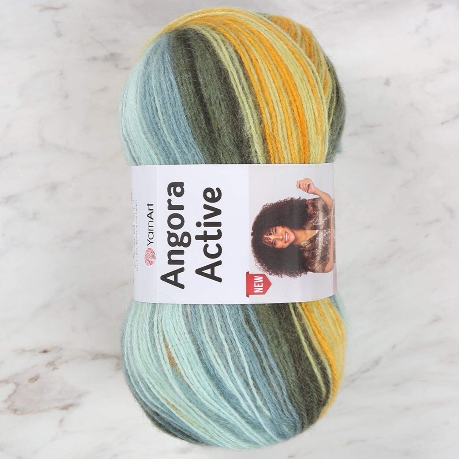 YarnArt Angora Active Knitting Yarn, Variegated - 857 - Walmart.com
