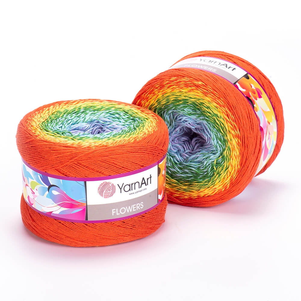 YarnArt Flowers Cake Yarn - Walmart.com
