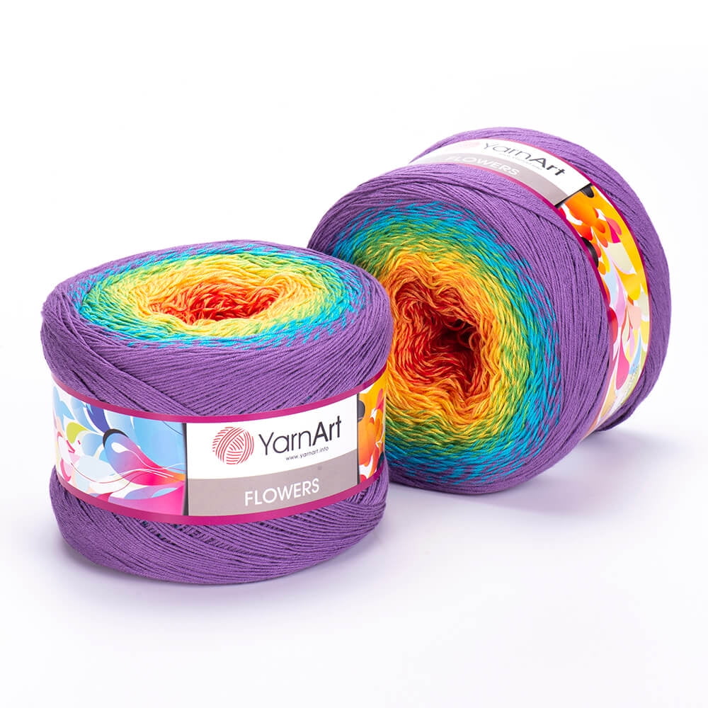 YarnArt Flowers Cake Yarn - Walmart.com