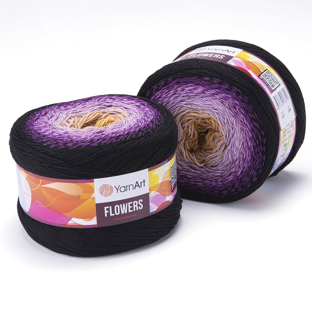 YarnArt Flowers Cake Yarn - Walmart.com
