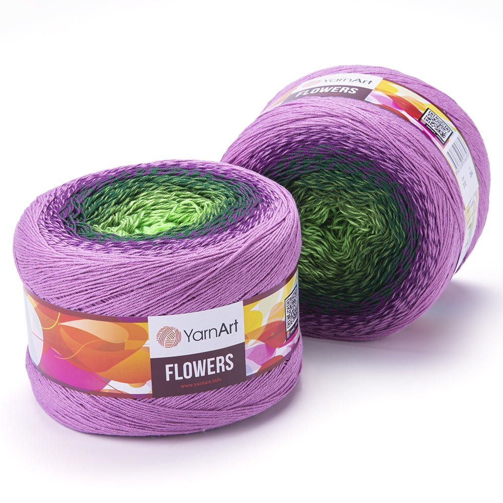 YarnArt Flowers Cake Yarn - Walmart.com