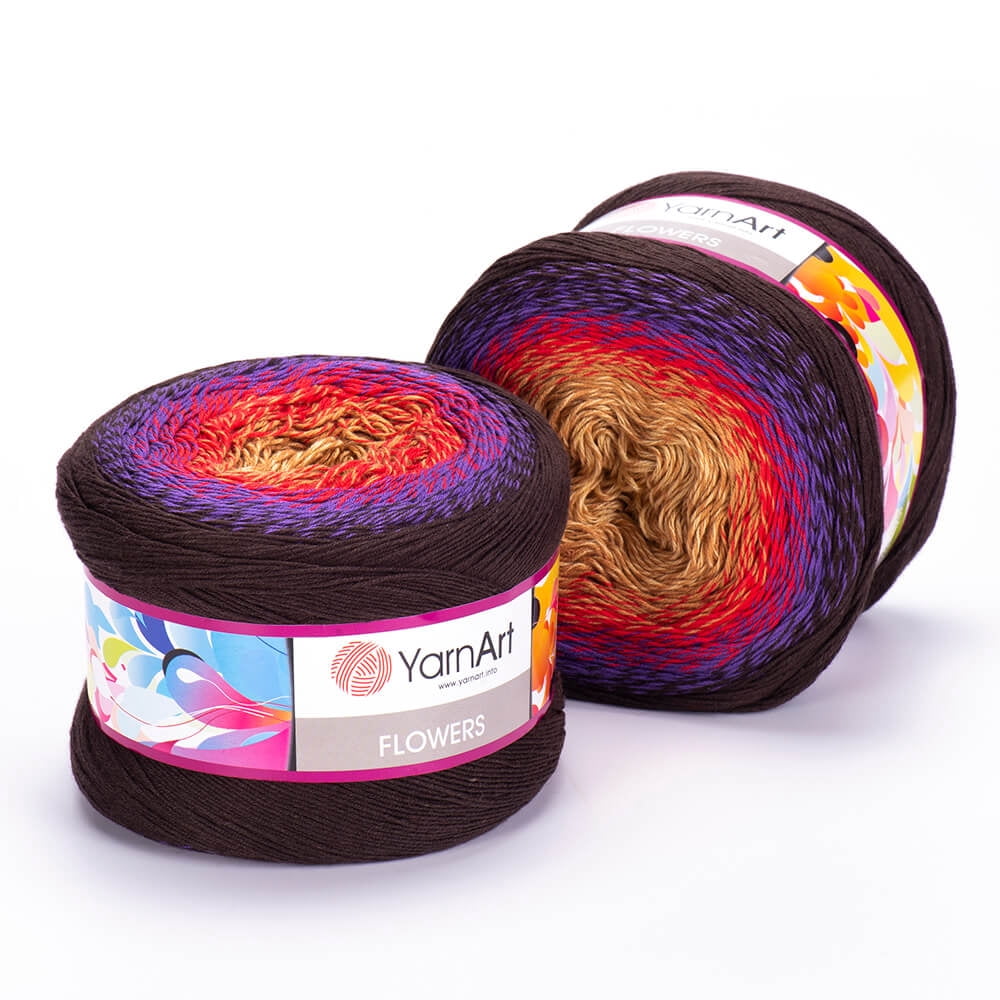 YarnArt Flowers Cake Yarn - Walmart.com