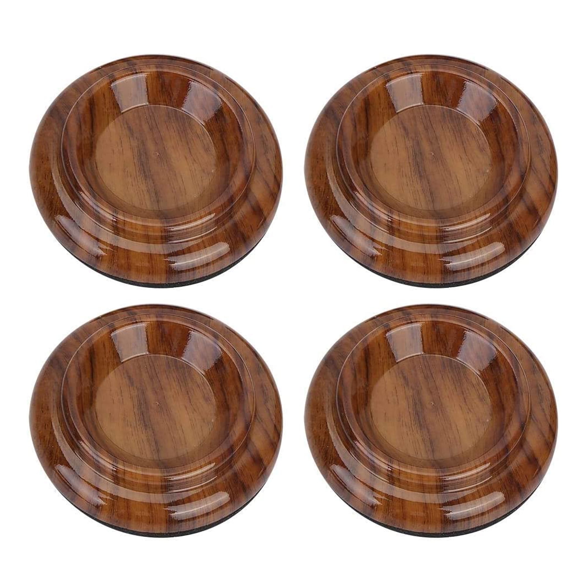 YasTant 4Pcs Grand Piano Caster Cups, Anti-Slip Floor Protectors with ...