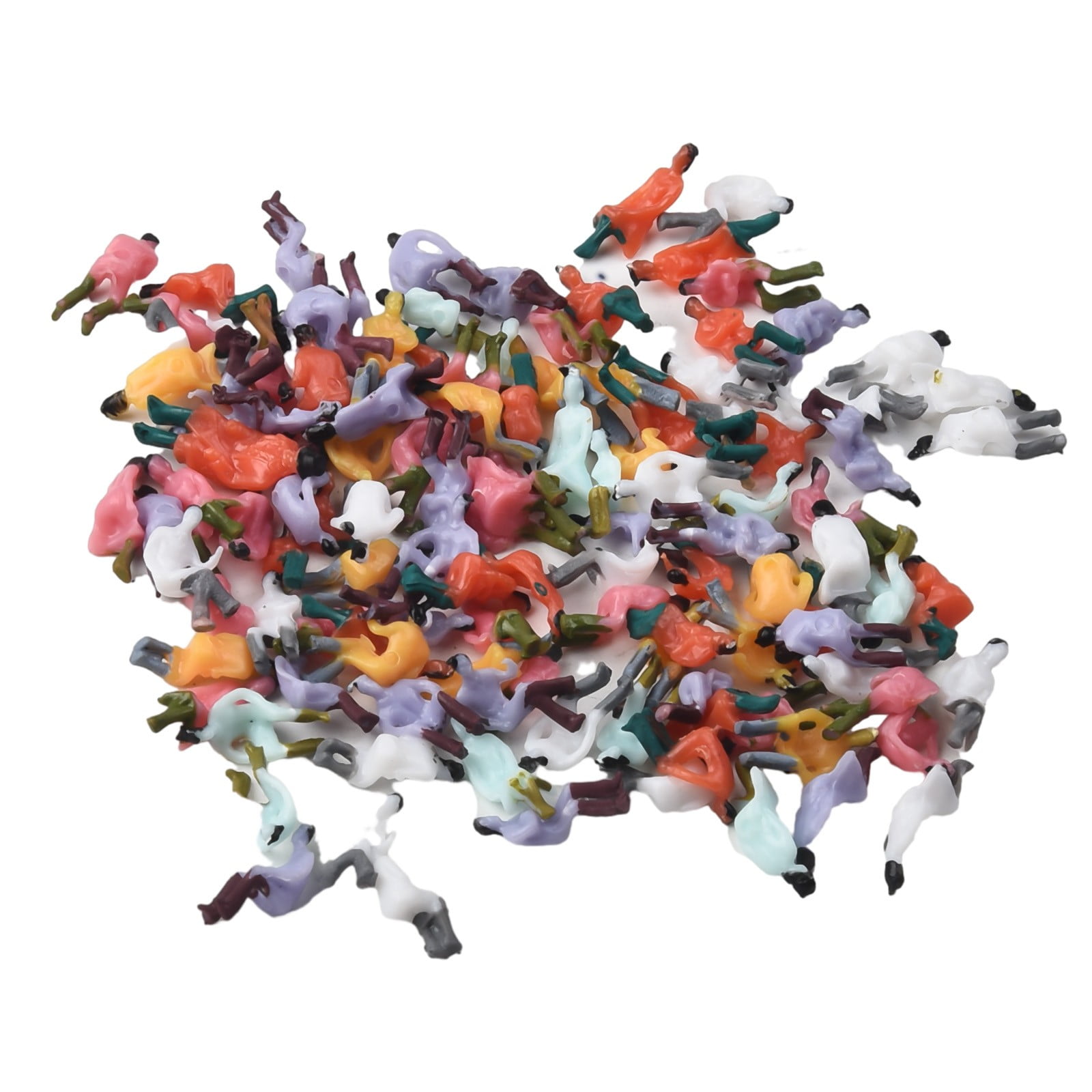 Yashili 120pcs 1:87 Scale All Seated Passenger People 6 Poses Sitting ...