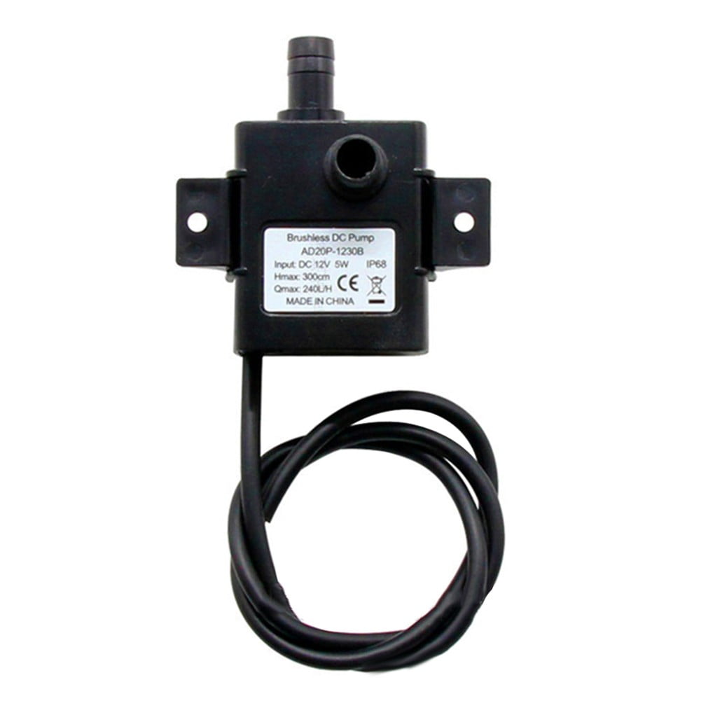 Yashili 12V 5W ABS Water Pump With Bracket High Pressure Diaphragm Self ...