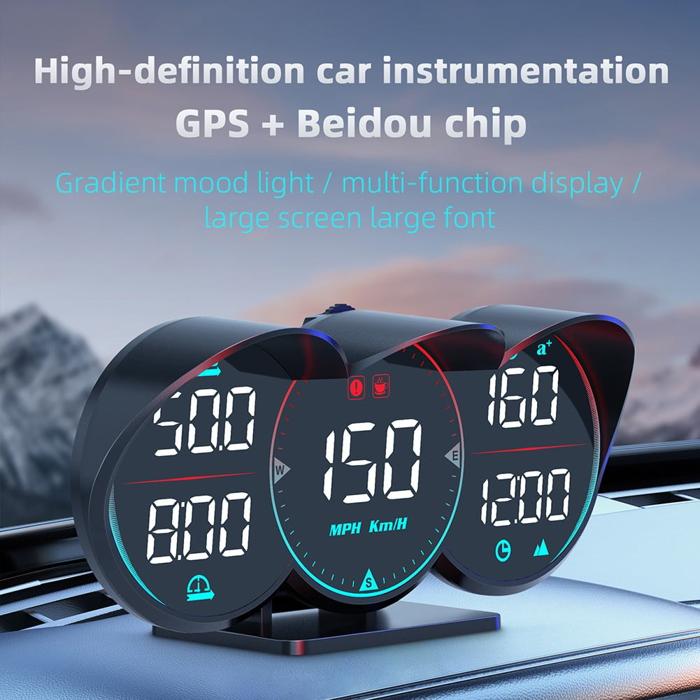 Yashili 2023 New Car Digital GPS HUD Head Up Display Speedometer Speed ...