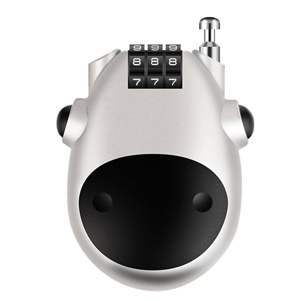 Yashili Bicycle And Motorcycle Wire Rope Lock Retractable Helmet Lock ...