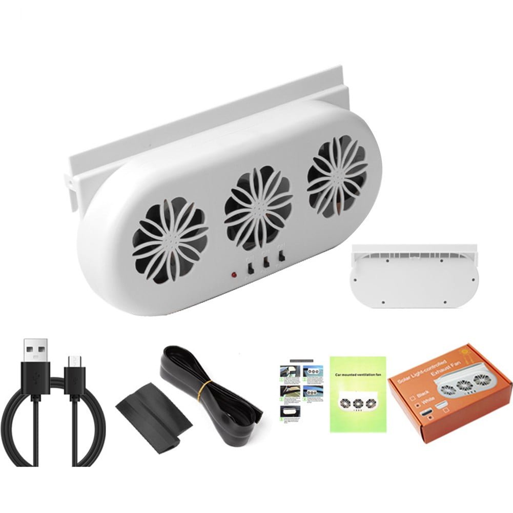Yashili Car Exhaust Fan for Window Cooling with Air Outlet Strong Wind ...