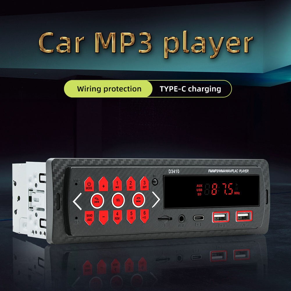 Yashili Car Radio Receiver Indash Hands-Free Car Stereo MP3 Player TYPE ...