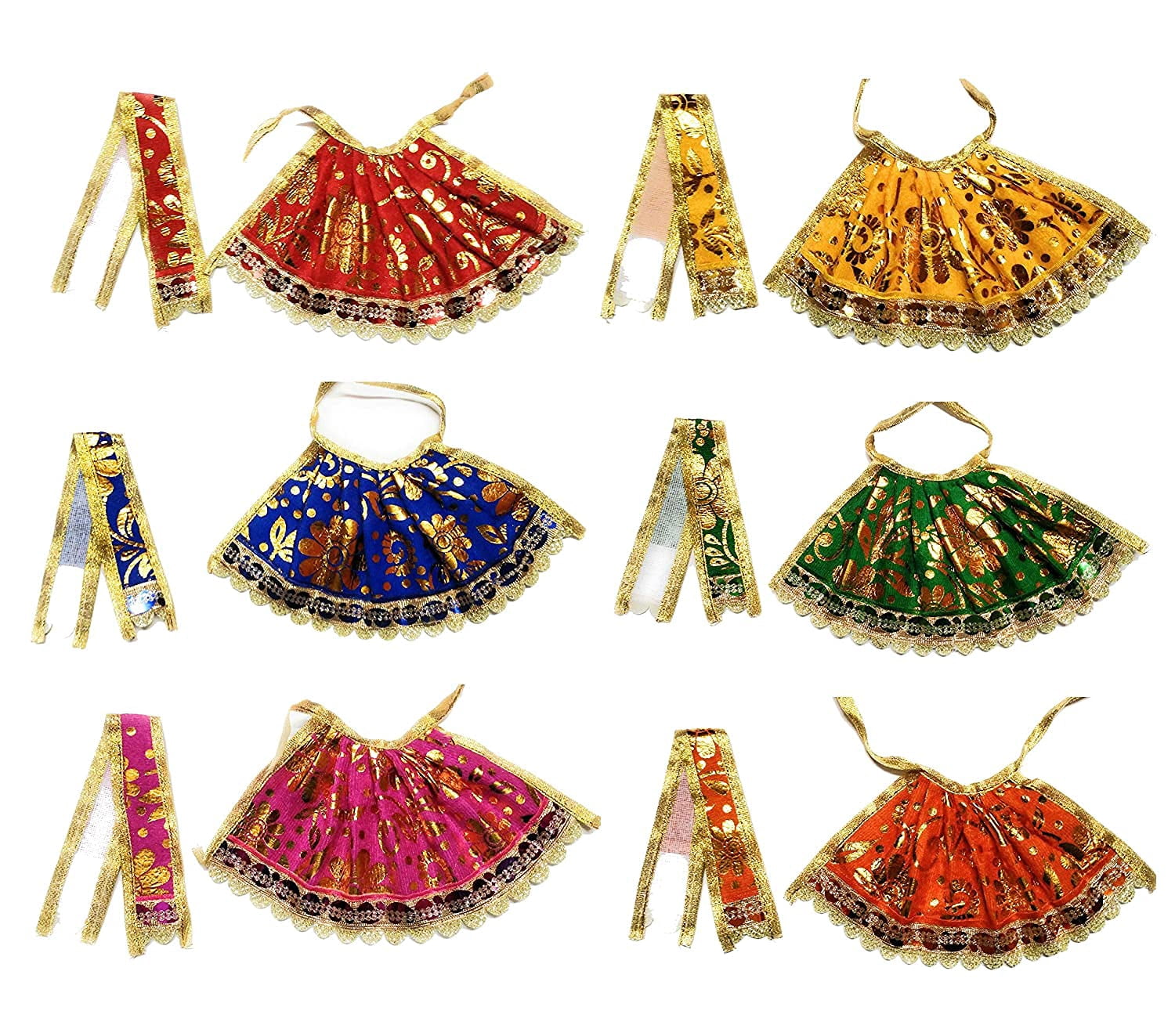 Yashvin Navratri Special Gota MATA Rani Chunri PoshakDress and Lehenga ...