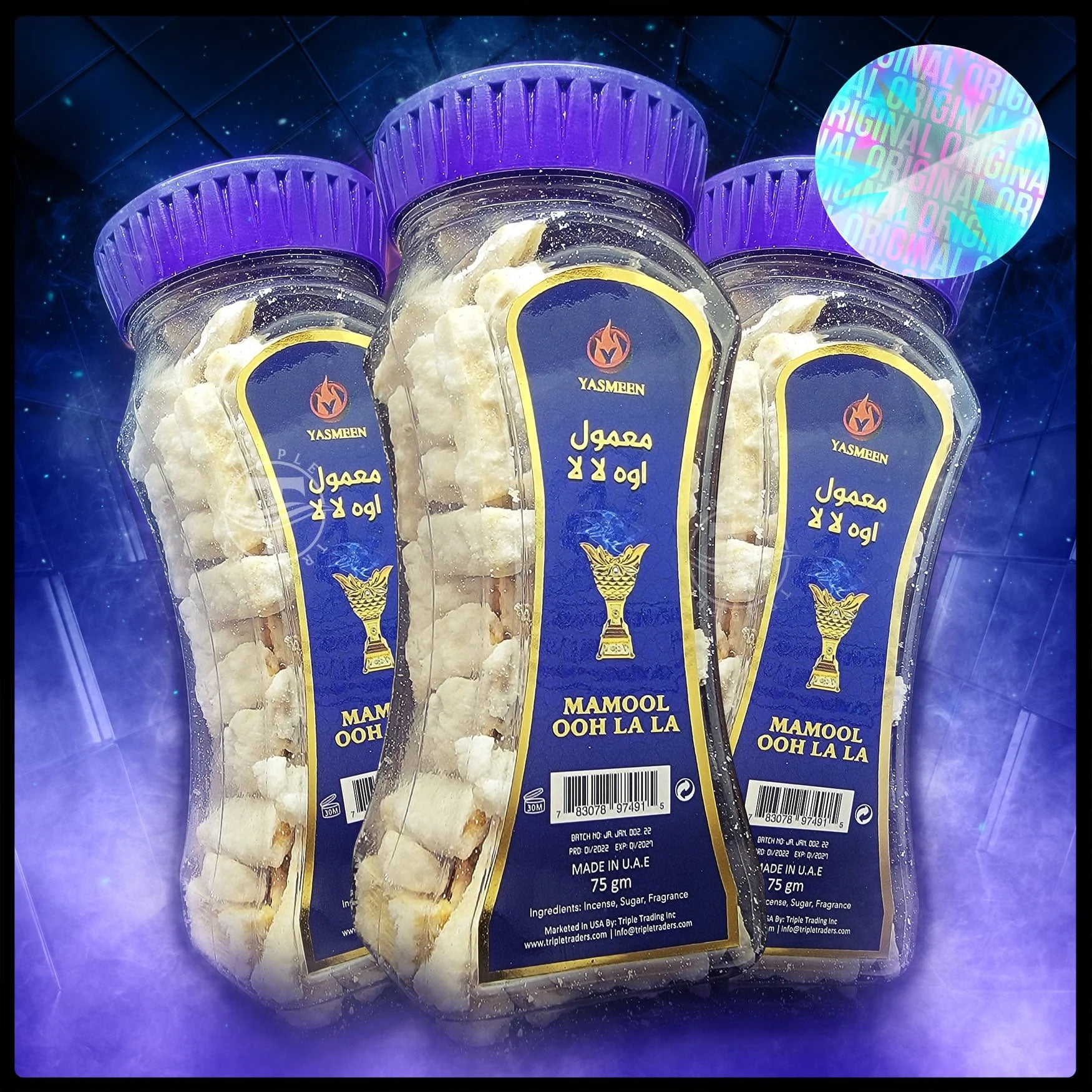 Yasmeen Mamool Ooh La La Incense 75 gm. Made in UAE - Walmart.com