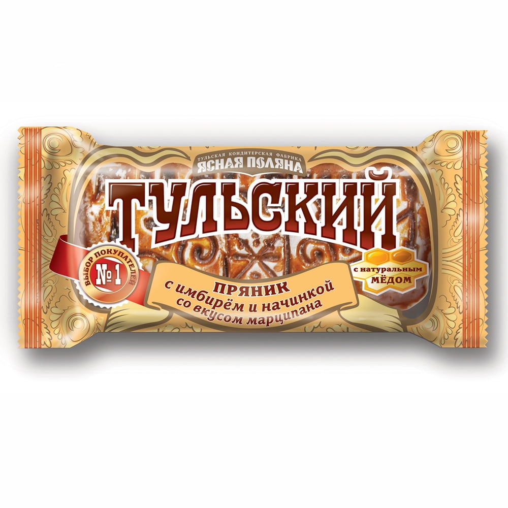 Yasnaya Polyana Classic Tula Gingerbread Pryanik with Ginger & Marzipan ...