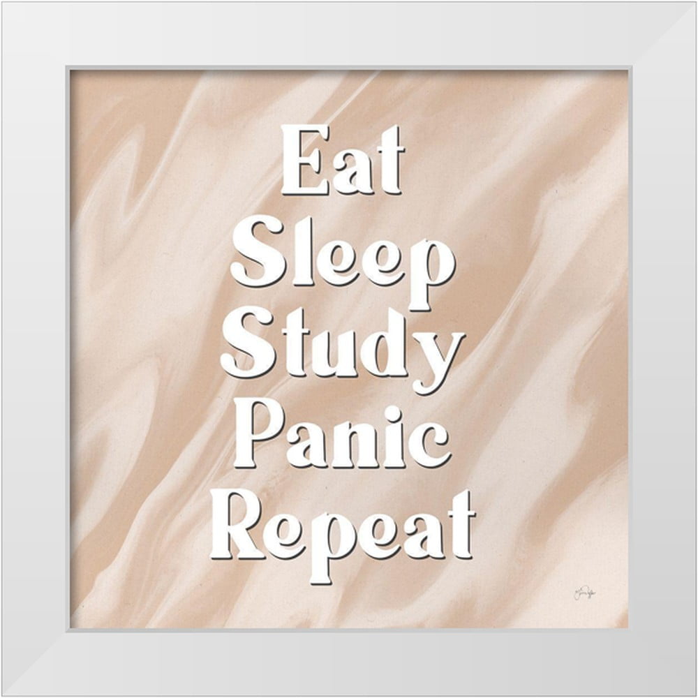 Yass Naffas Designs 15x15 White Modern Wood Framed Museum Art Print ...