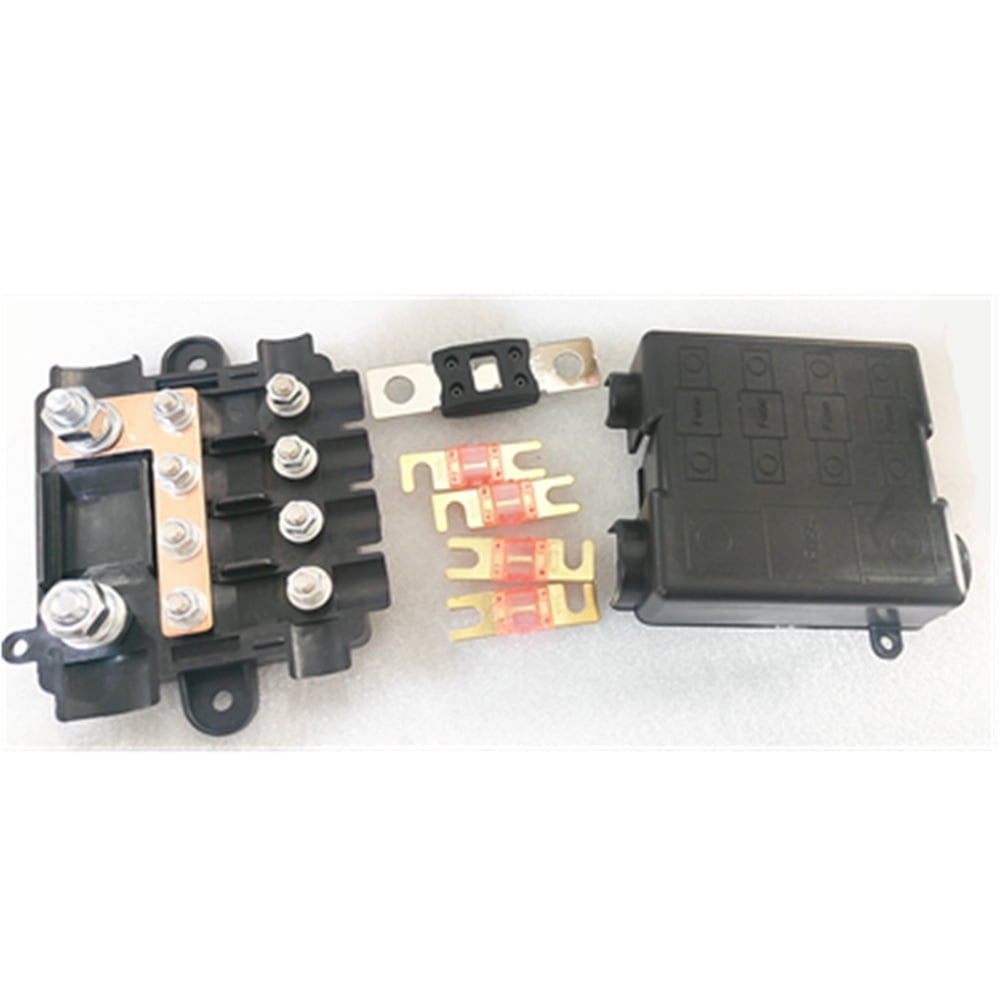 Yassdwbn 1Set 32V DC Distribution Block 5 Pole Bus Bar Fuse Holder with ...