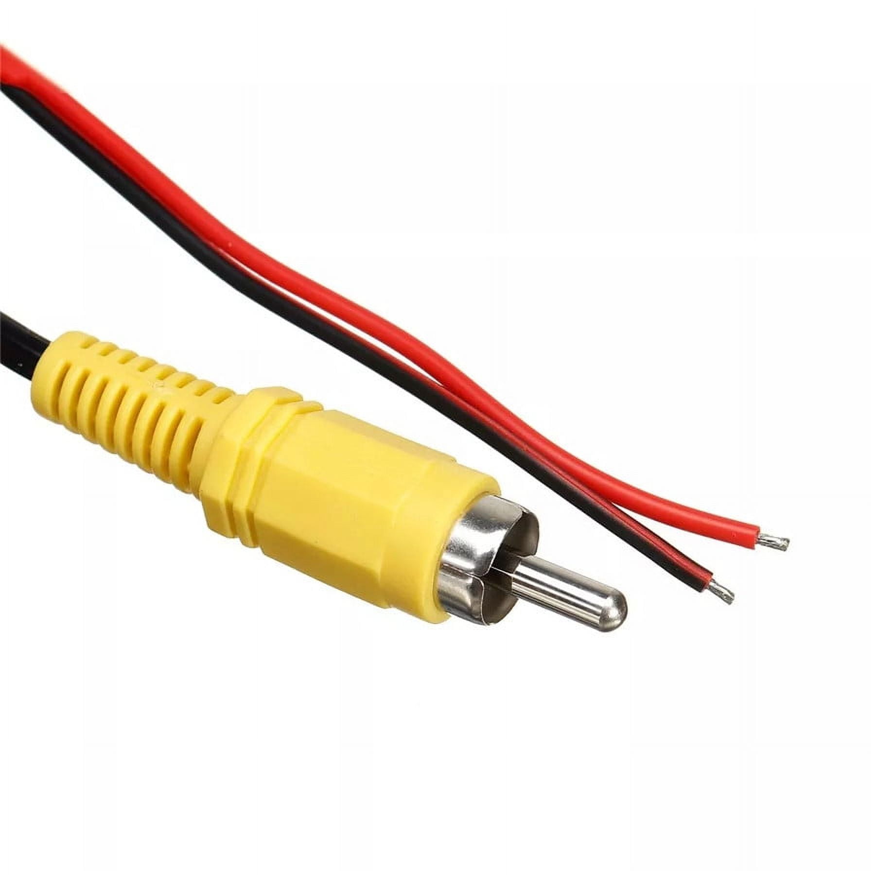 Yassdwbn 1x 24 Pin Car Reverse Camera Adapter Connector Wire Cable for ...