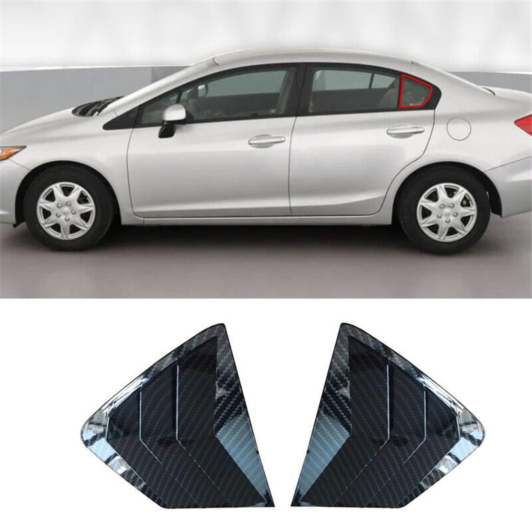 Yassdwbn 2 Pcs Side Quarter Window Vent Louver Shutter Covers For HONDA ...