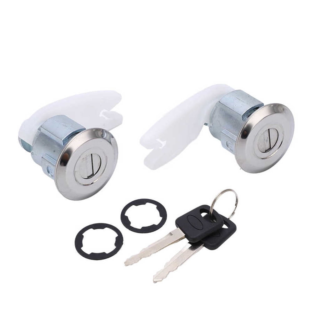 Yassdwbn 2x Door Lock Cylinder With Keys For Ford F150 F250 F350 F450 ...