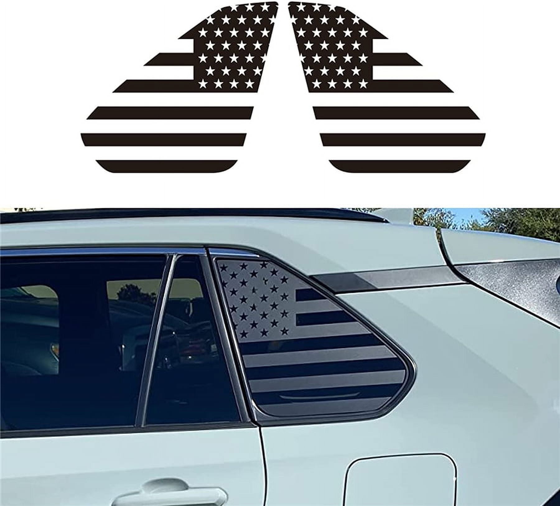 Yassdwbn American Flag Rear Side Window Decal Sticker 2pcs USA for ...
