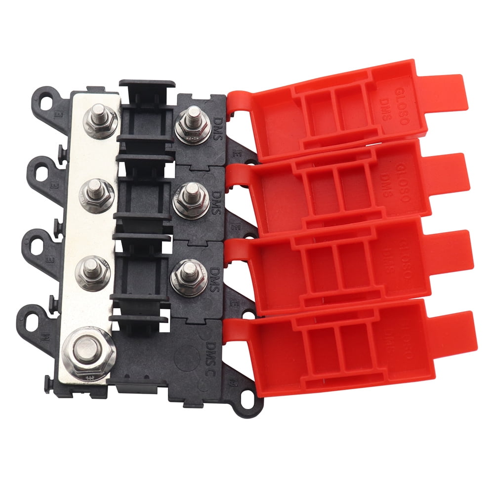 Yassdwbn Car Distribution Block 1 in 3 out 3-way Fuse Holder 200A Multi ...