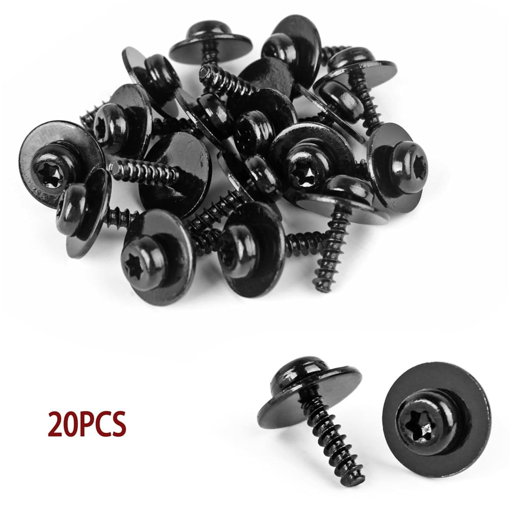 Yassdwbn Car Engine Splash Shield Screws Bolts U-nuts Kit for Ford C ...