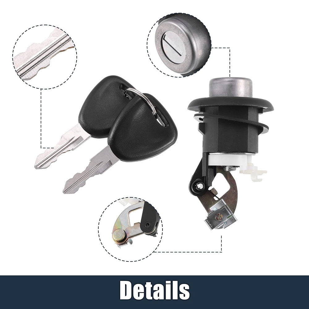 Yassdwbn Ignition Switch Lock Cylinder+2 Keys 6001550798 for Dacia ...