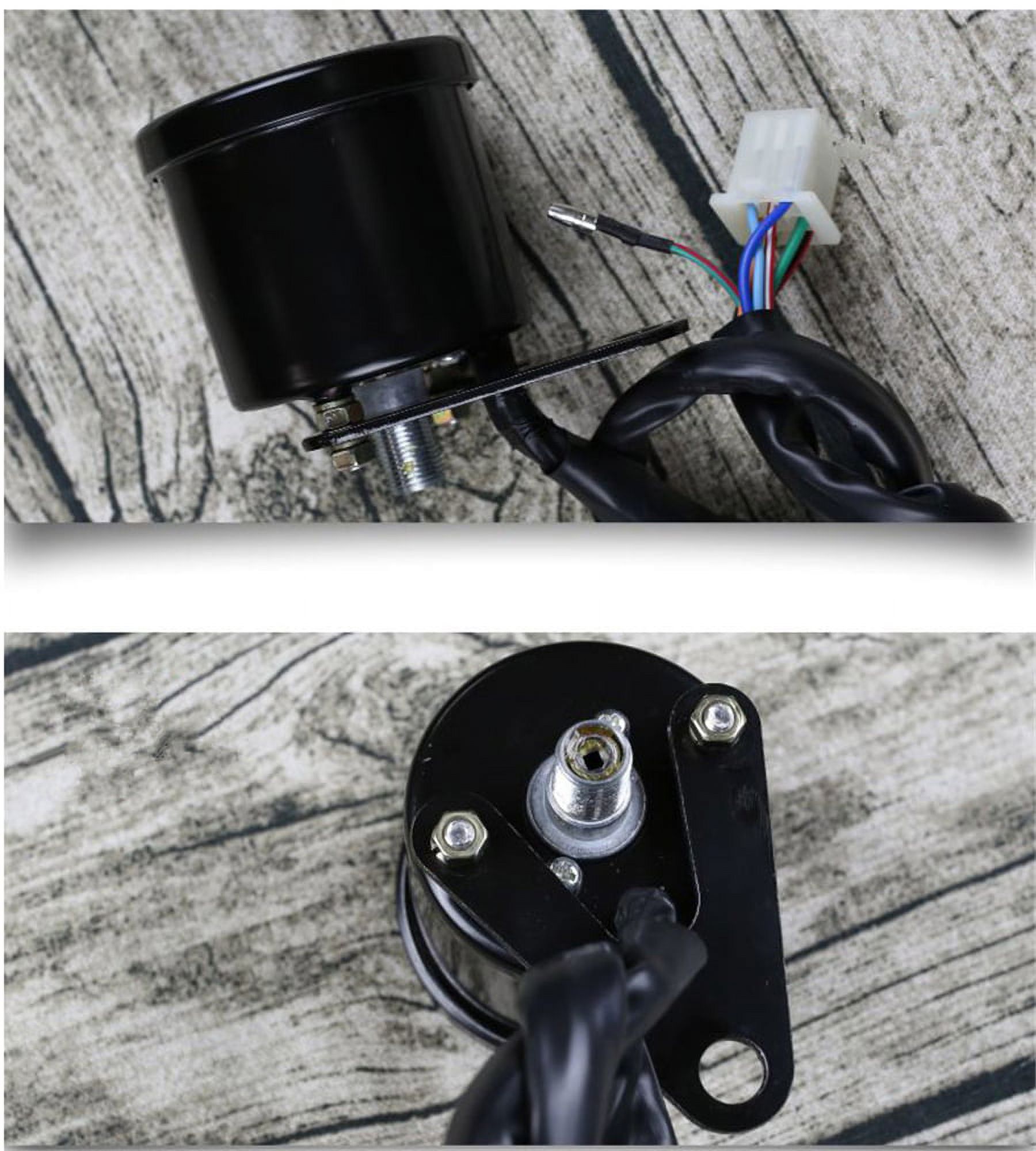 Yassdwbn New motorcycles mini Stainless steel odometer speedometer mash ...