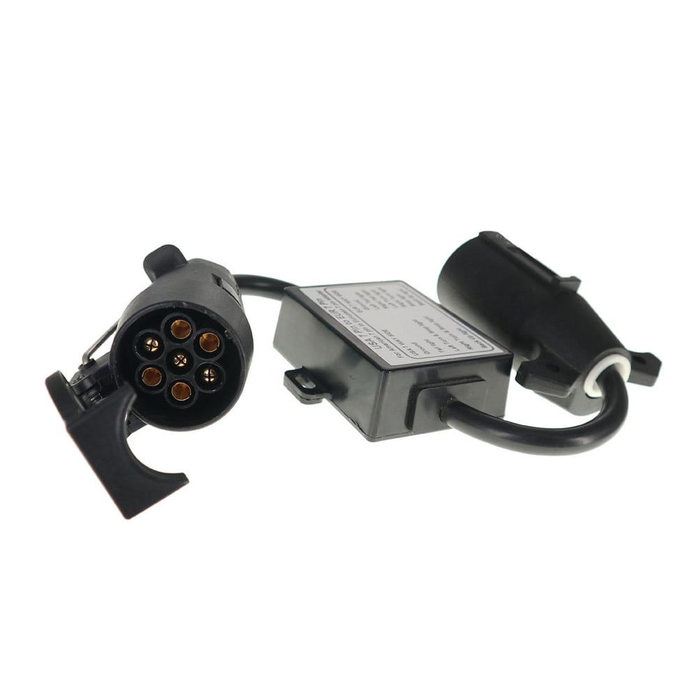 Yassdwbn USA to EU Trailer Light Converter US 7-Way RV Socket to EU 7 ...