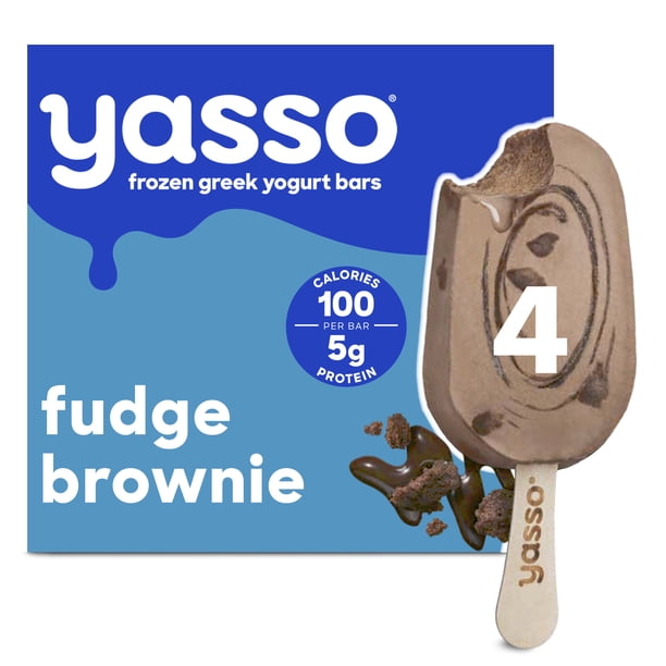 Yasso Frozen Greek Yogurt Creamy Fudge Brownie Better than Ice Cream ...