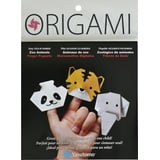 Yasutomo FBN Origami Paper Finger Puppets Kit 3/Pkg-Zoo Animals ...