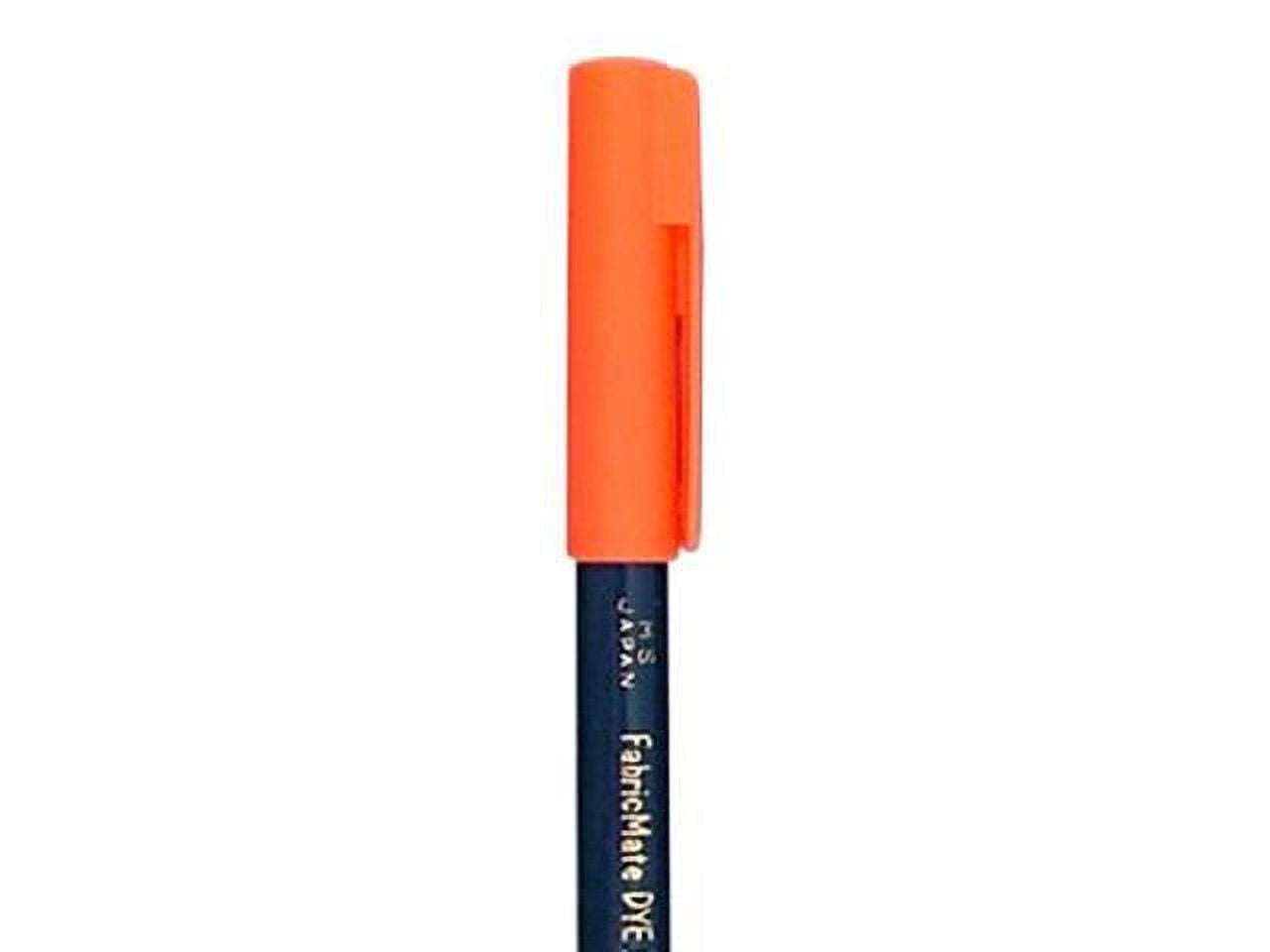Yasutomo FabricMate Dye Ink Markers - Fluorescent Orange - Walmart.com