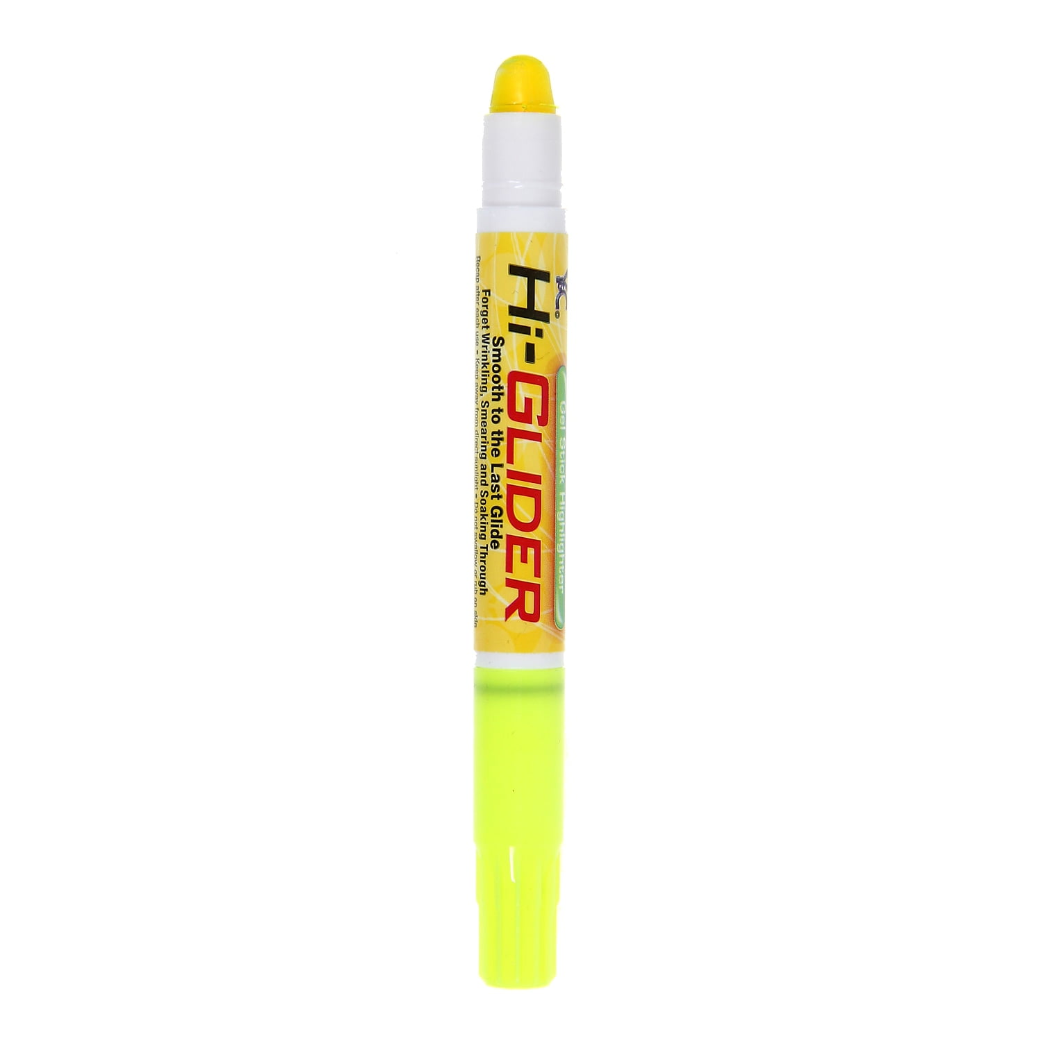 Yasutomo Hi-Glider Gel Stick Highlighters yellow [Pack of 15] 98427 ...