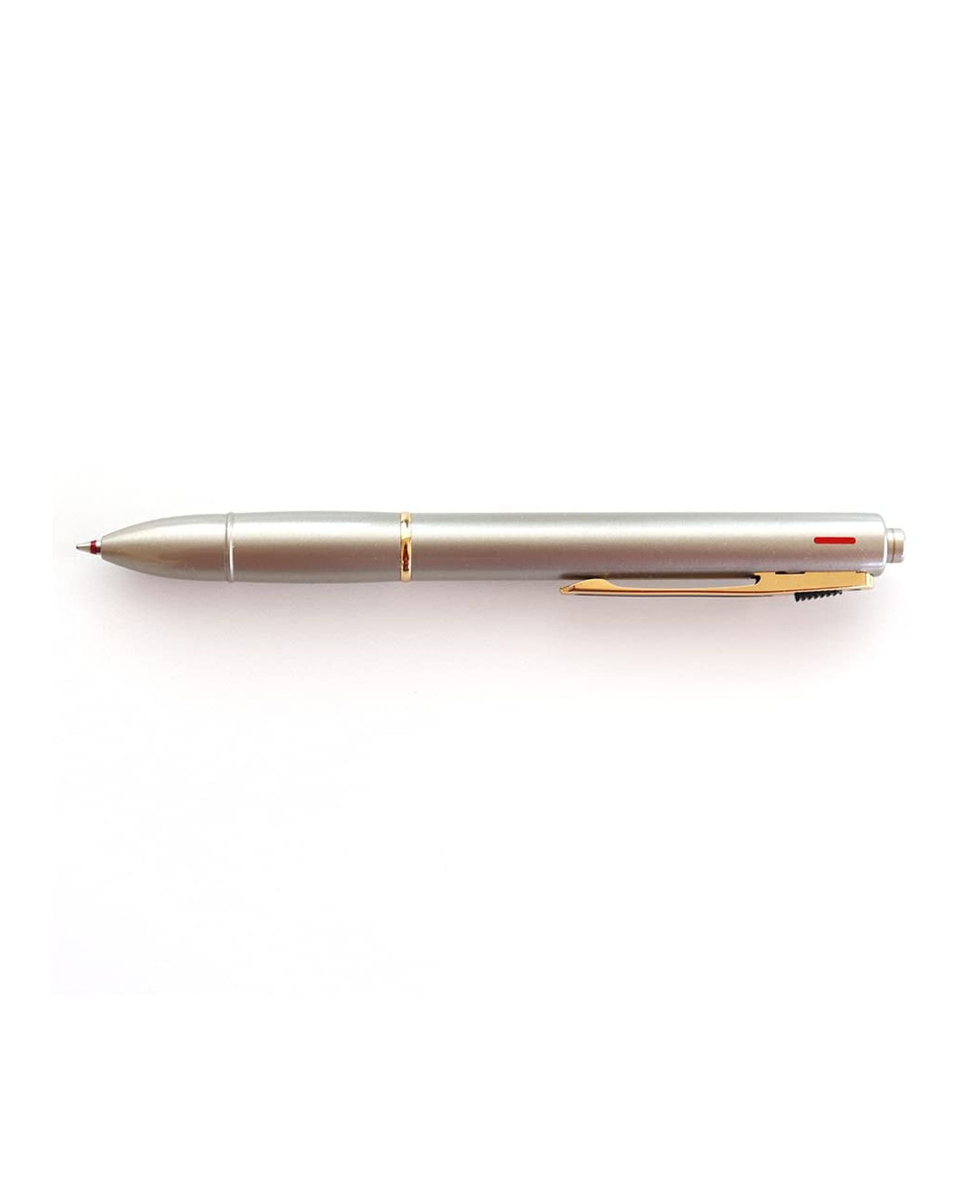 Yasutomo Quad Point Silver Satin Pen Set with TP2040 Silver Satin pen ...